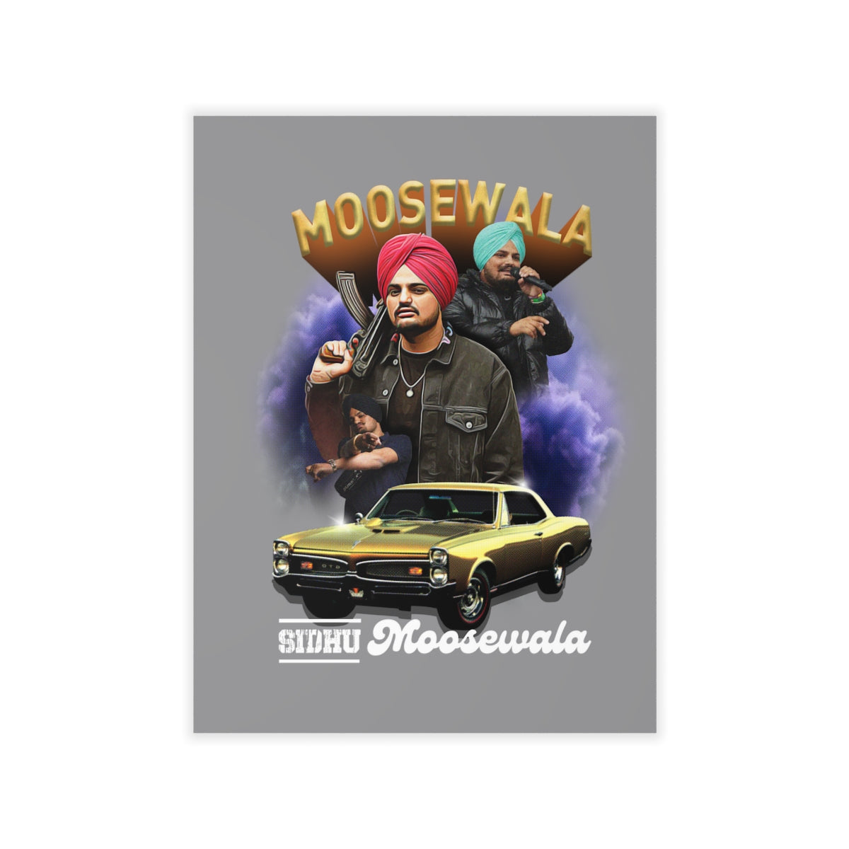 Sidhu Moosewala Wall Decal – A Kaur Brand